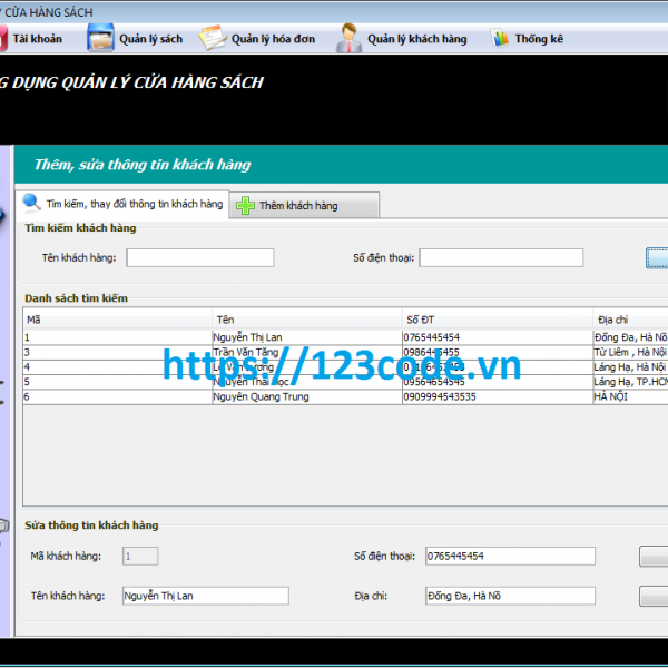 Tải source code quản lý cửa hàng bán sách java full báo cáo