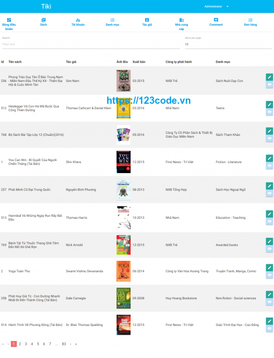 Tải source code website bán hàng php laravel giao diện cực chất