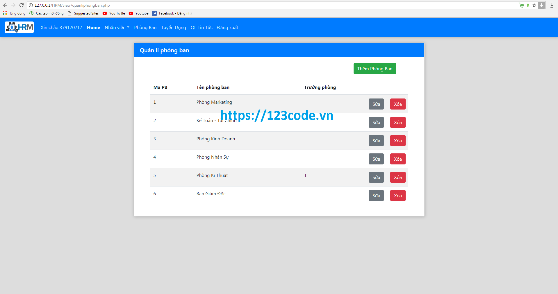 Full source code website tuyển dụng nhân sự php đầy đủ database