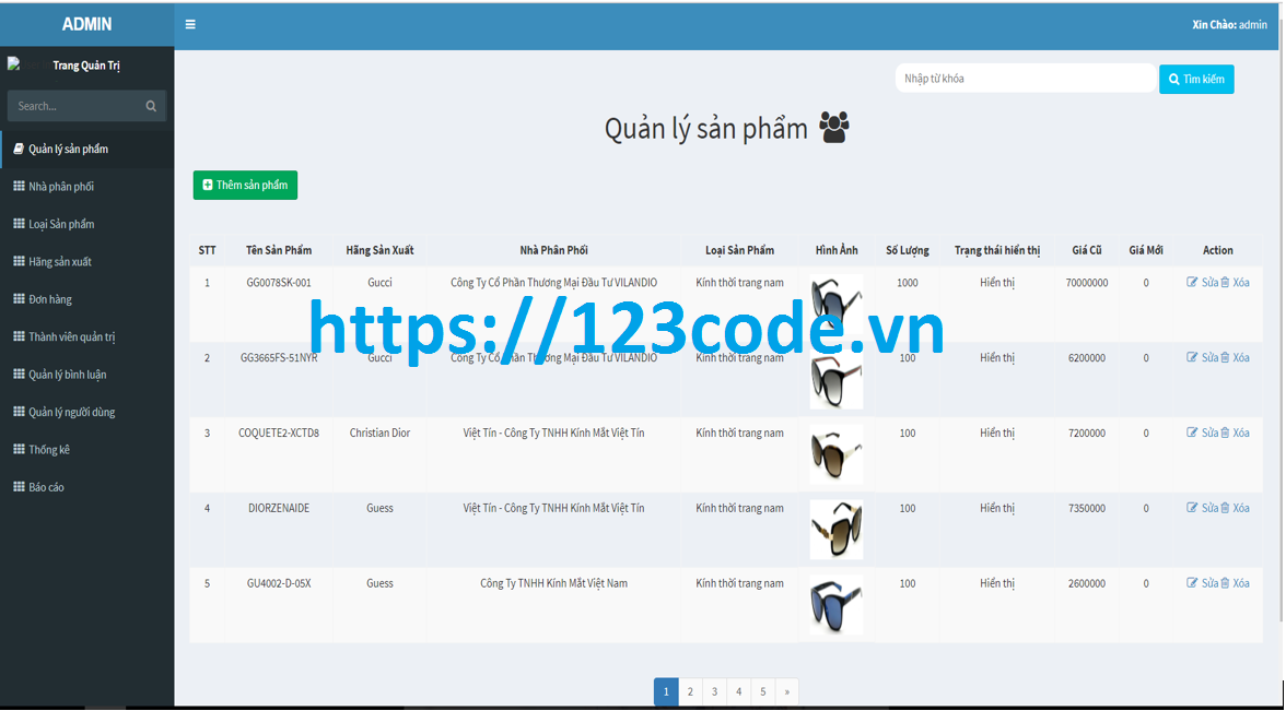 Source code tốt nghiệp website bán hàng php có database và báo cáo