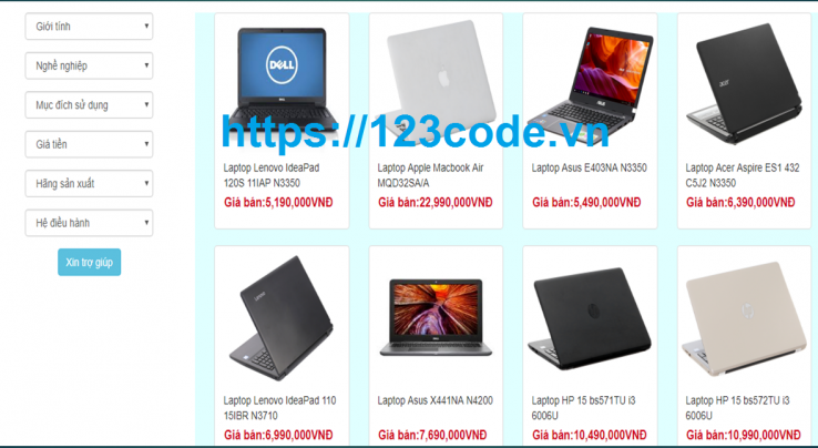 Full source code website bán máy tính asp.net full database và báo cáo