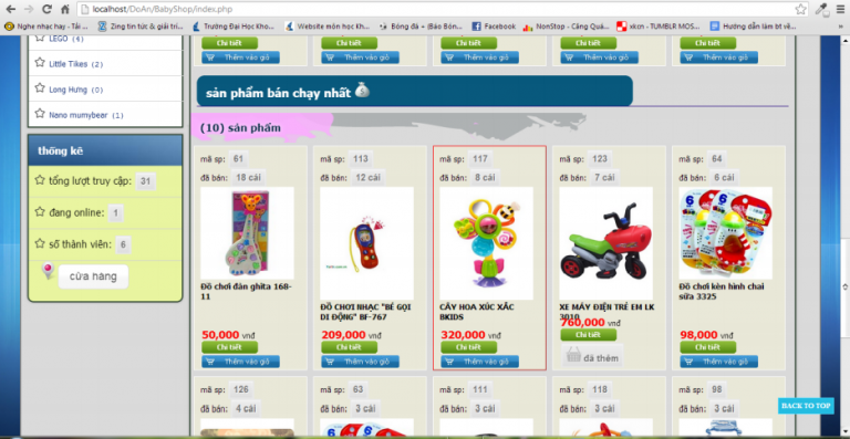 Full source code và báo cáo website bán hàng php - Báo cáo tốt nghiệp