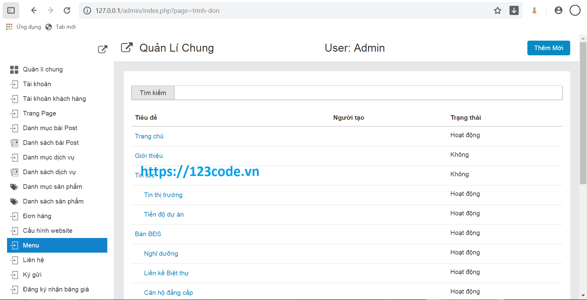 Share source code website bất động sản bằng php thuần chuẩn seo