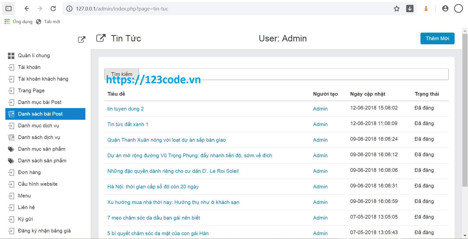 Share source code website bất động sản bằng php thuần chuẩn seo