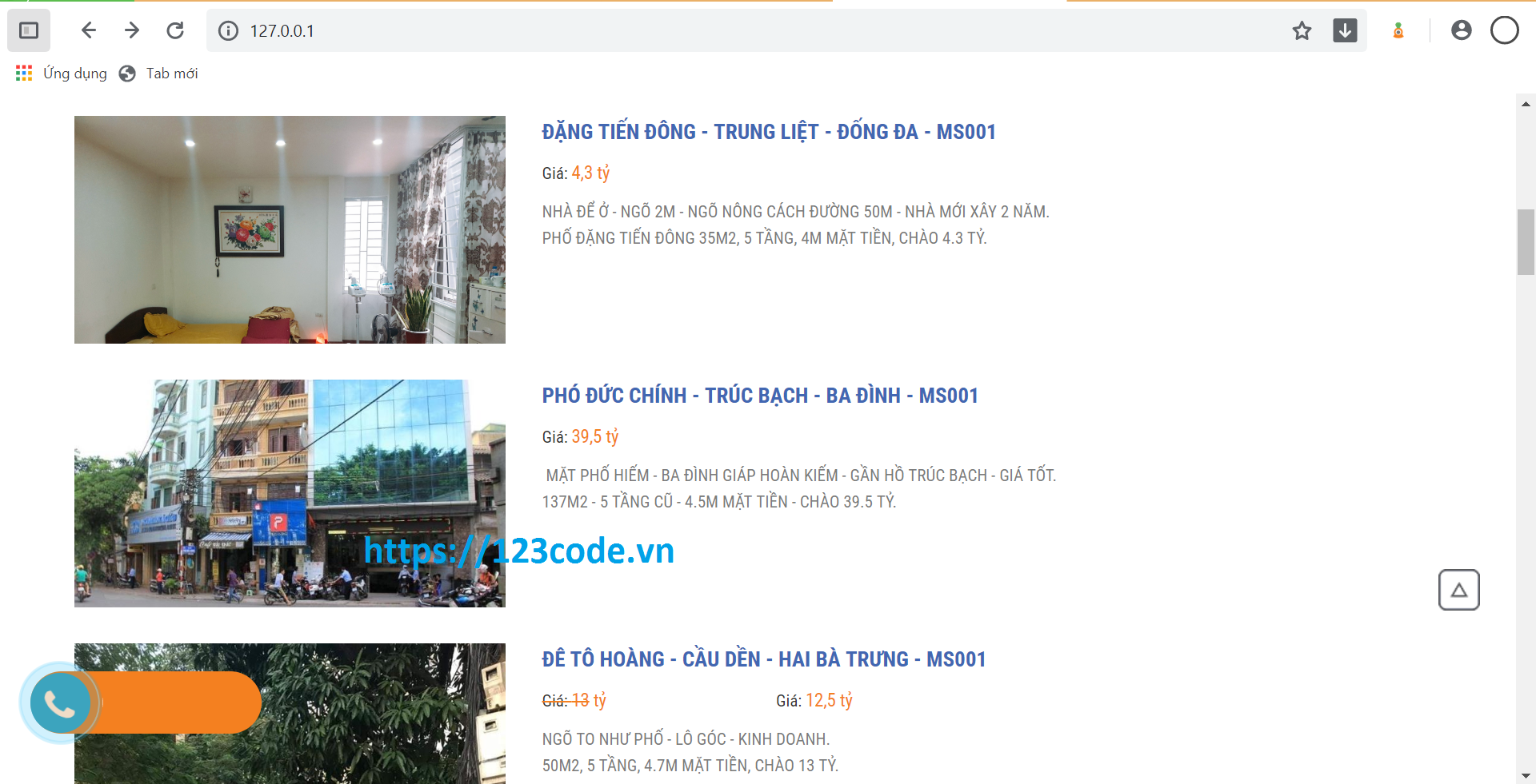 Share source code website bất động sản bằng php thuần chuẩn seo