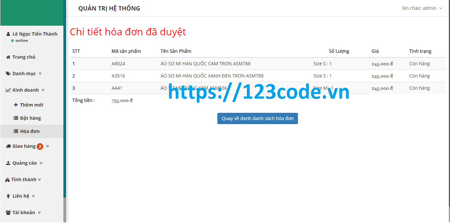 Source code web bán hàng online php thuần full code và báo cáo ( Đồ án ...