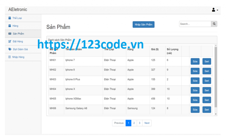 Source code website bán hàng trực tuyến Java Servlet JSP - Báo cáo tốt nghiệp