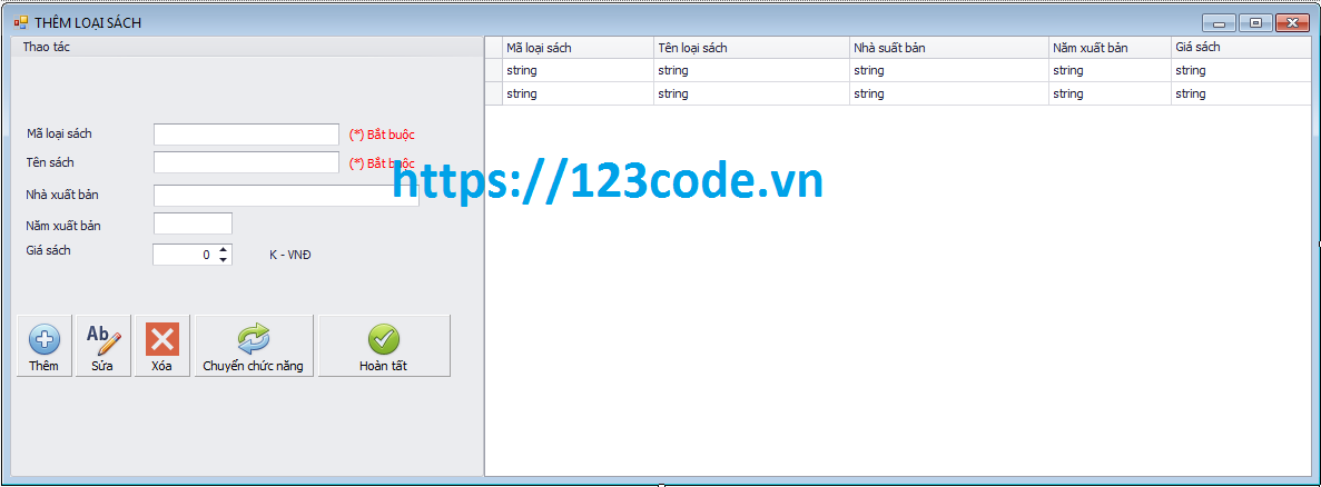 Chia sẻ source code quản lý thư viện c# data mysql