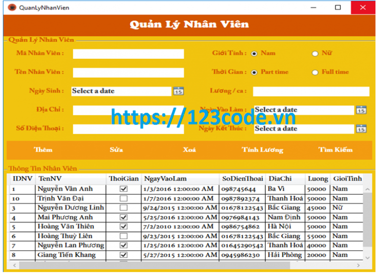 Source code phần mềm quản lý quán cafe c# wpf full báo cáo và data mysql
