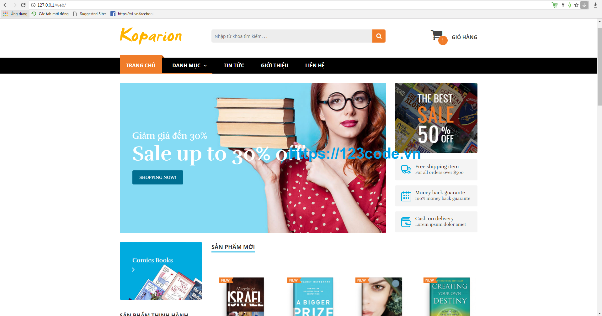Share source code web bán sách online php thuần full chức năng