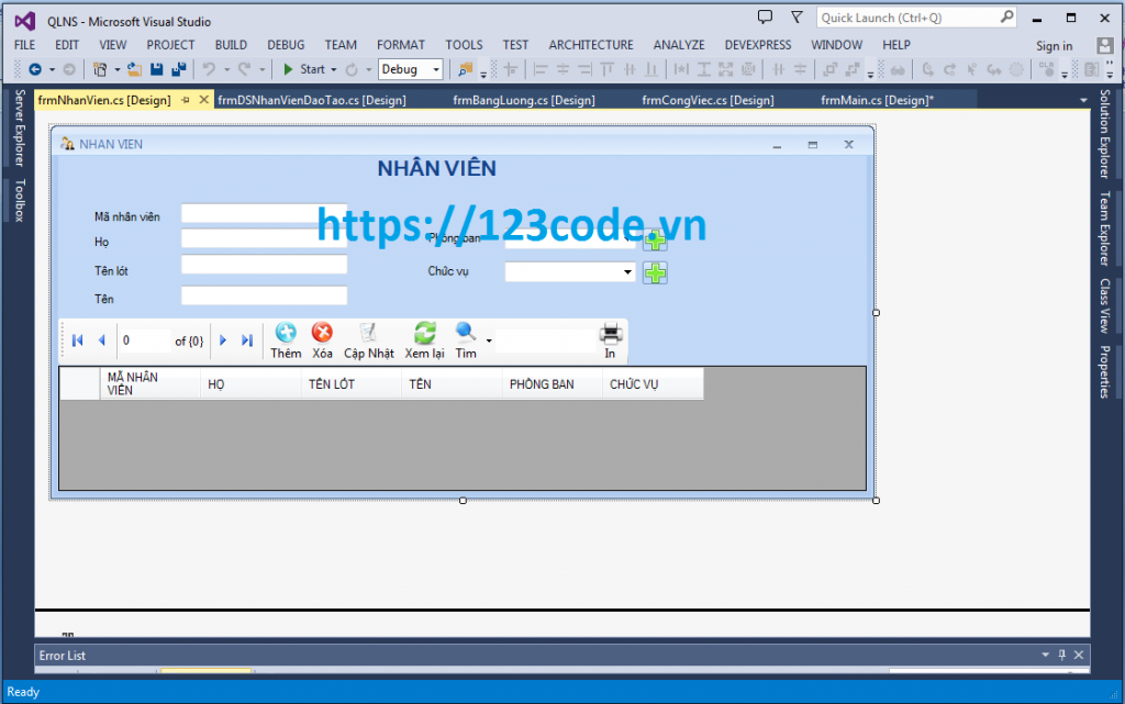 Đề tài tốt nghiệp quản lý nhân sự c# kết nối sql full báo cáo