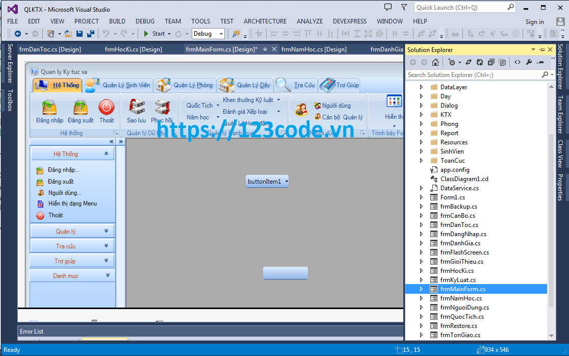 Source code phần mềm quản lý ký túc xá c# kết nối sql full chưc năng