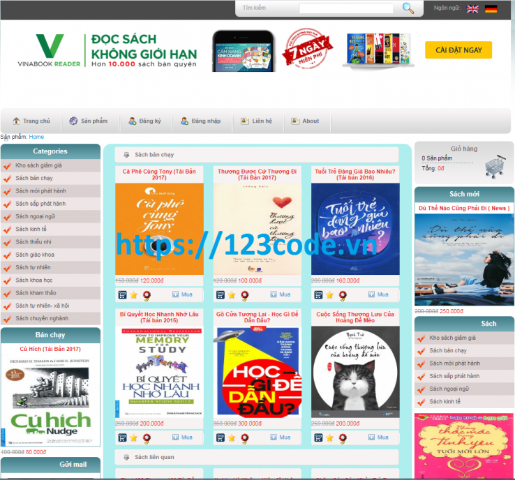 Tải miễn phí source code website bán hàng viết bằng html - css