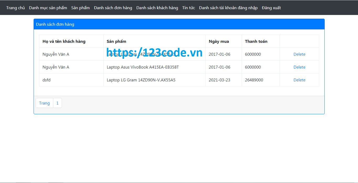 Code website bán máy tính php thuần - mysql full chức năng