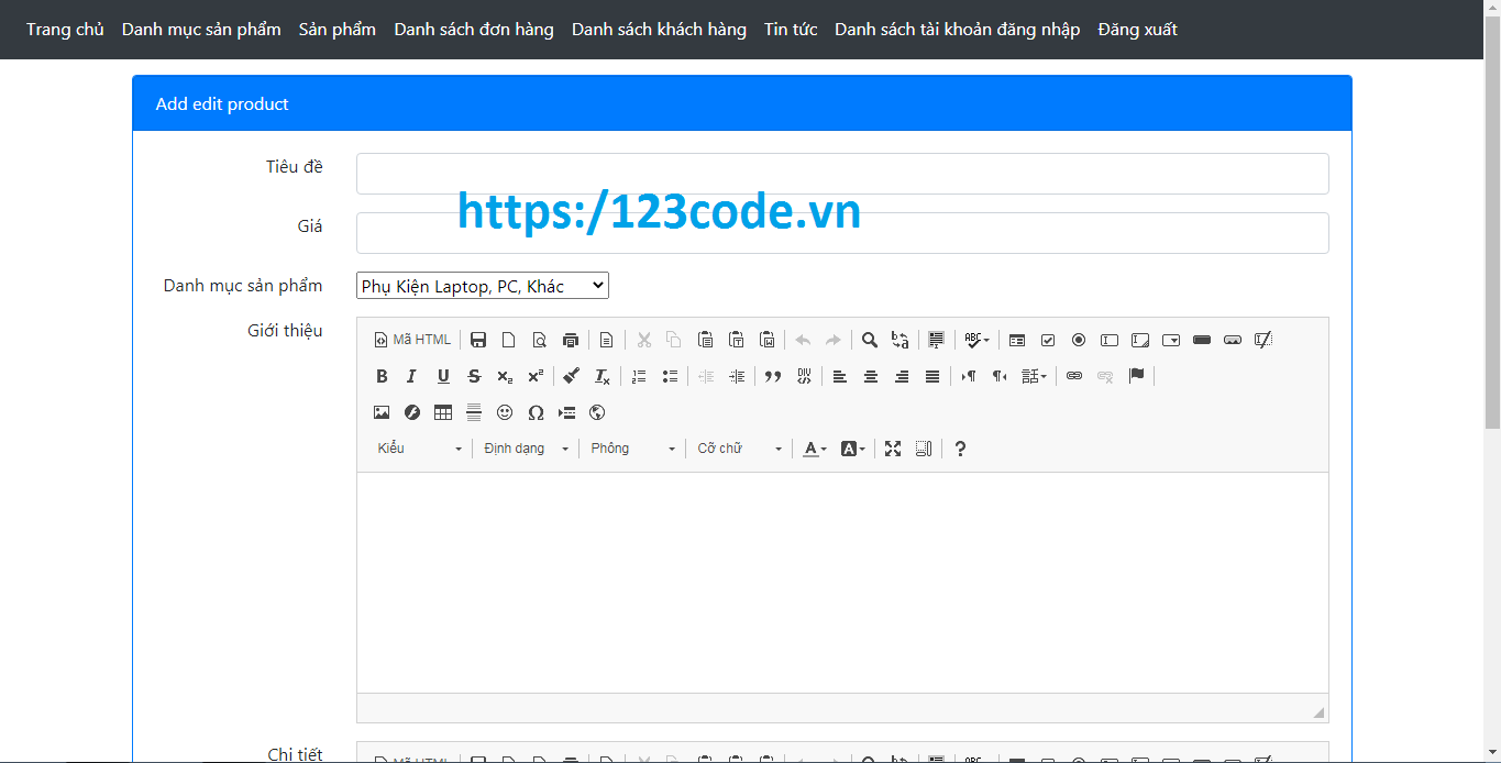 Code website bán máy tính php thuần - mysql full chức năng