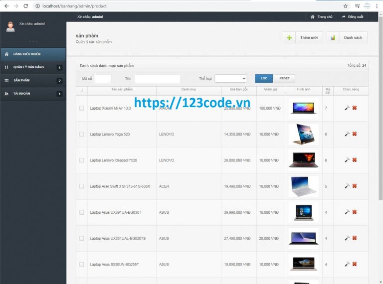 Share Source code web bán hàng Codeigniter - php