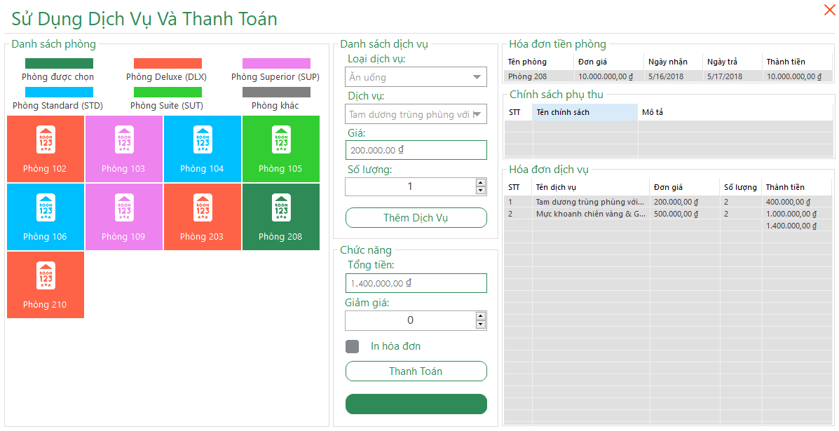 Share source code phần mềm quản lý khách sạn c# giao diện siêu đẹp