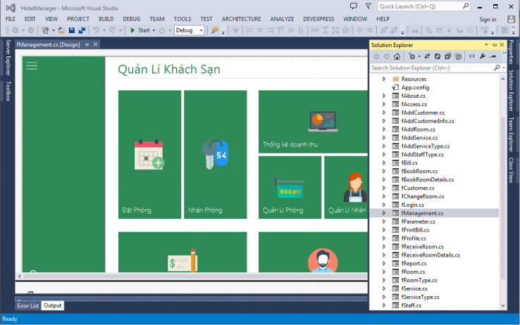 Share source code phần mềm quản lý khách sạn c# giao diện siêu đẹp
