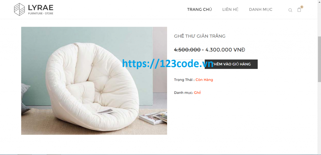 Share source code website bán hàng nội thất php mysql full chức năng