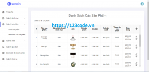 Share source code website bán hàng nội thất php mysql full chức năng
