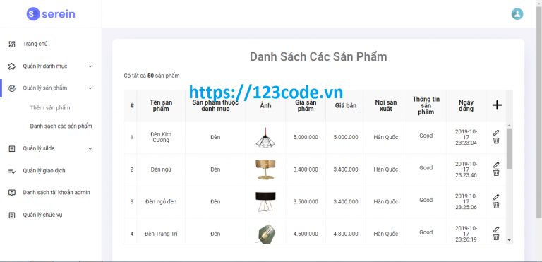 Share source code website bán hàng nội thất php mysql full chức năng