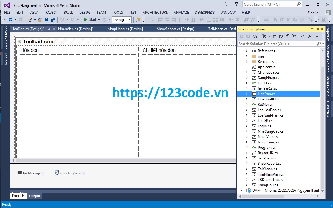 Tải source code phần mềm quản lý cửa hàng tiện lợi c# kết nối sql