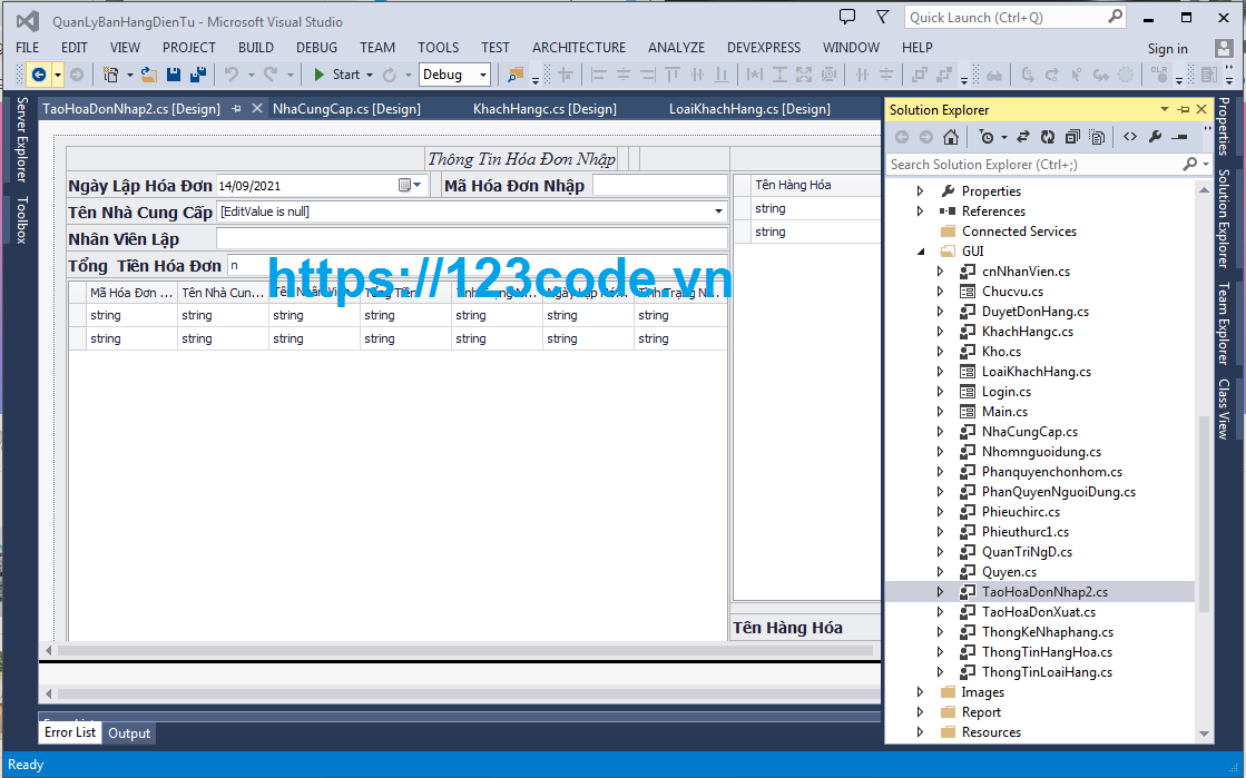 Share code phần mềm quản lý bán hàng điện tử c# kết nối sql