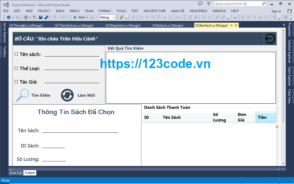 Tải miễn phí code phần mềm quản lý nhà sách code c# kết nối sql
