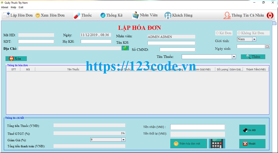 Share đề tài quản lý quầy thuốc Java Swing - SQL Server có báo cáo
