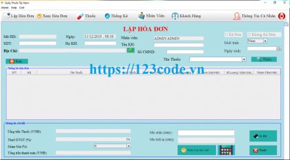 Share đề tài quản lý quầy thuốc Java Swing - SQL Server có báo cáo