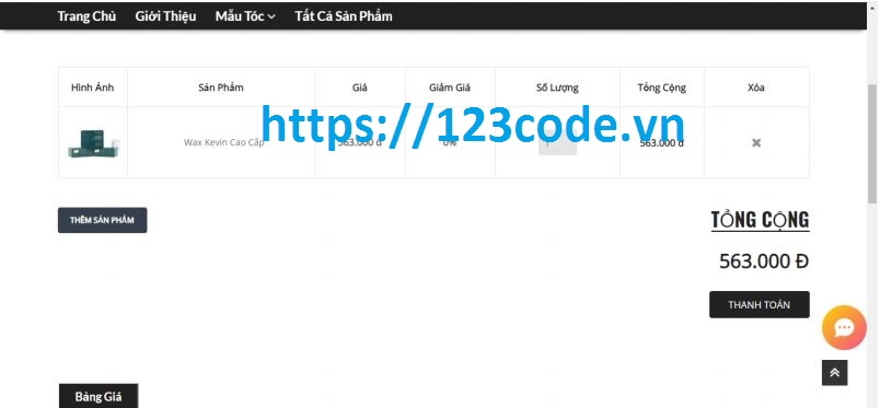 Code website quản lý bán hàng cắt tóc Java JSP/Servlet