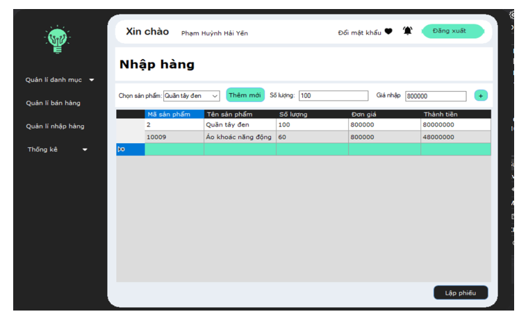 Code đề tài quản lý bán hàng thời trang c# sql có báo cáo