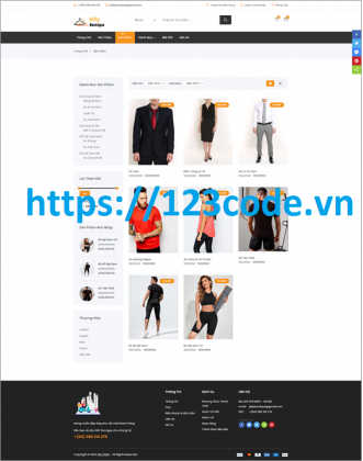 Source code Website Bán hàng thời trang đẹp PHP + báo cáo.